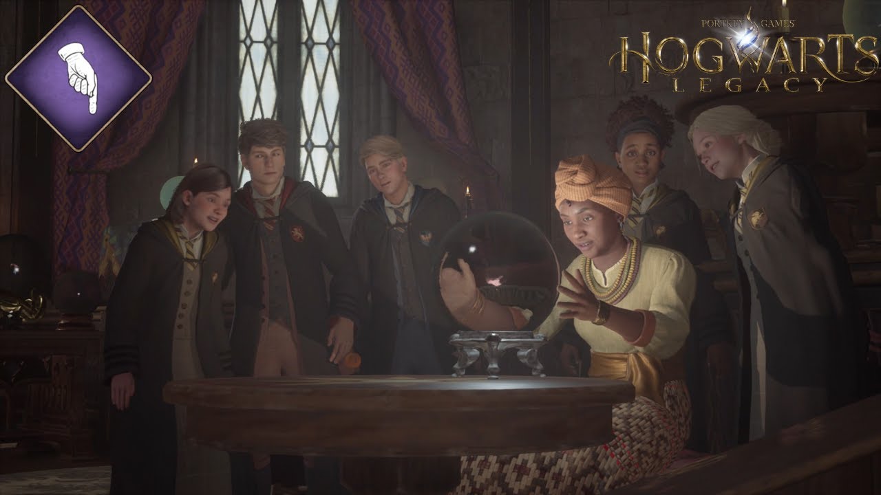 Hogwarts Legacy - Divination Class (Descendo Spell) - YouTube