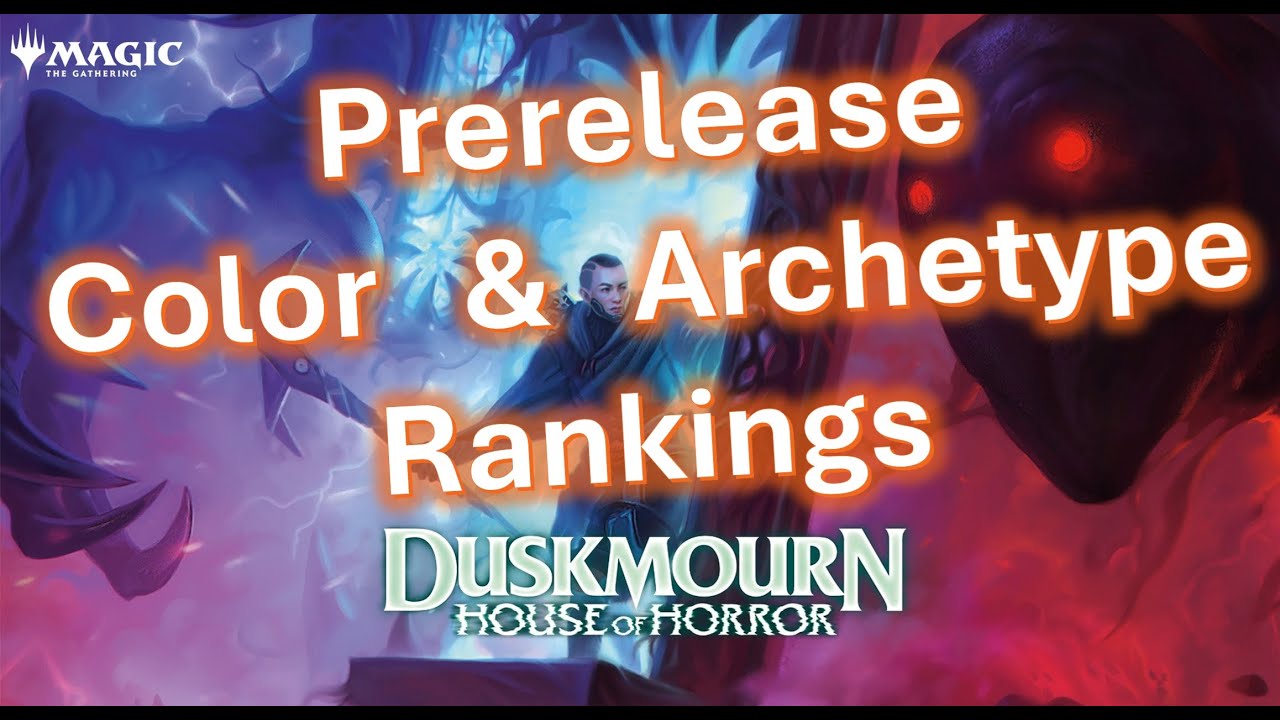 Duskmourn Prerelease Draft Guide: Color & Archetype Rankings - YouTube