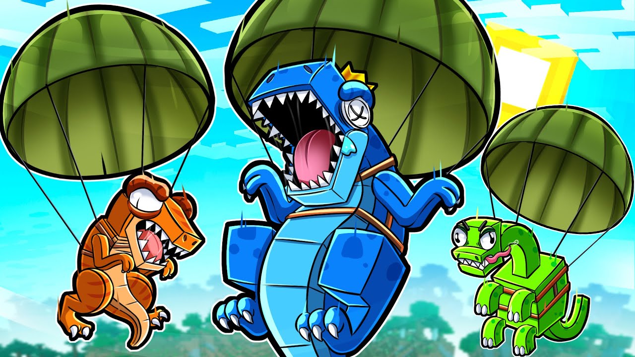 DINOSAUR BATTLE ROYALE - Last Dino Standing Wins! (Minecraft) - YouTube