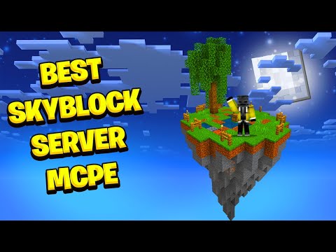 BEST SKYBLOCK SERVER IN MCPE (Minecraft Bedrock Edition)