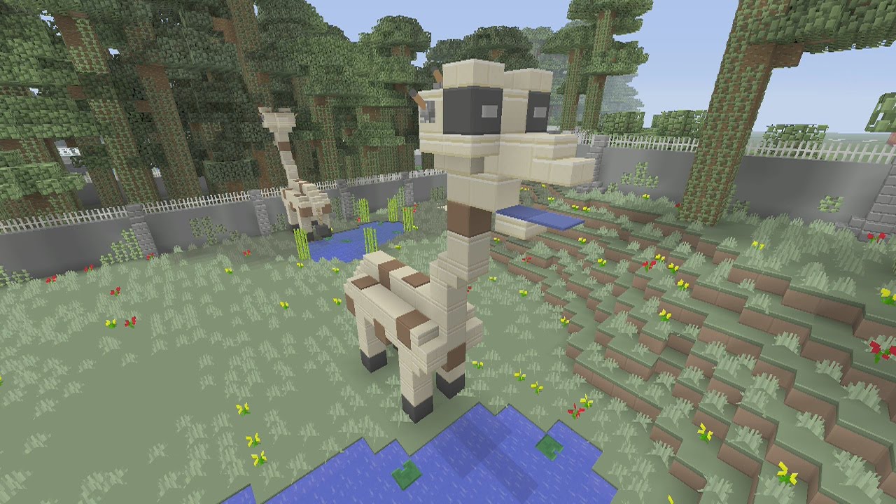 SPANKLECHANK'S Minecraft Tutorials: How to make a Giraffe - YouTube