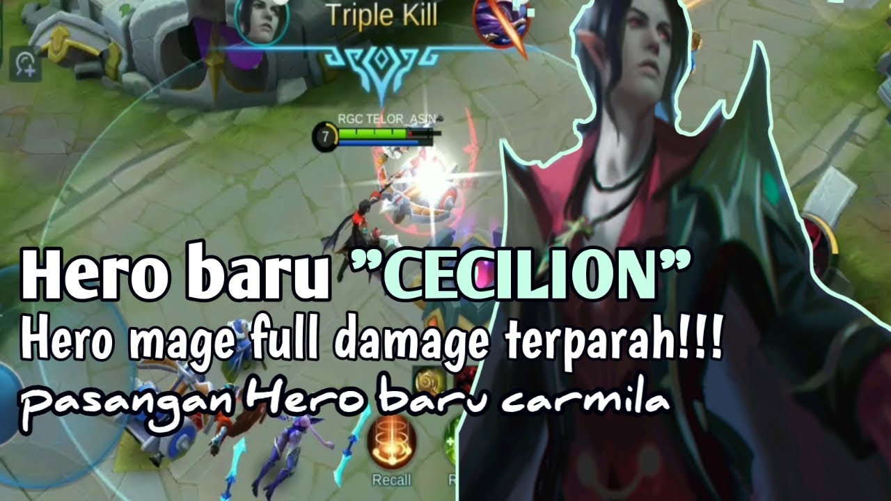 Hero baru CECILON MOBILE LEGENDS. - YouTube