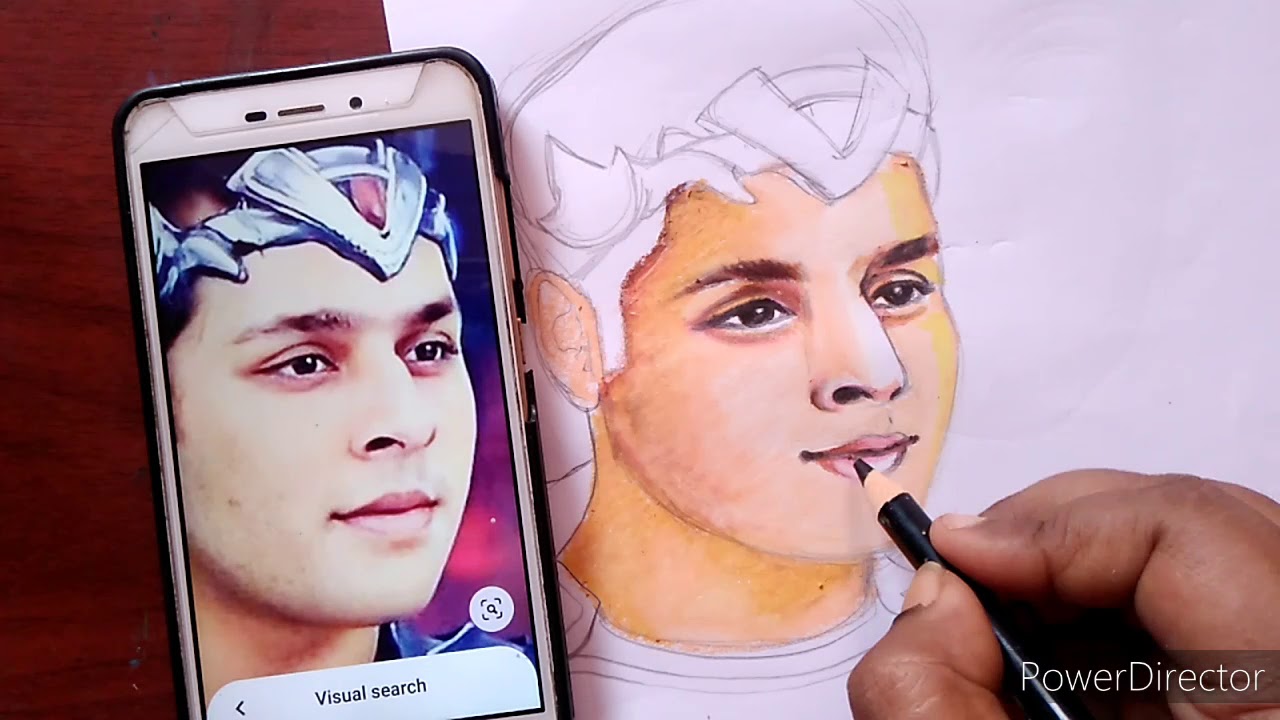 Baalveer returns Dev Joshi Drawing with oil pastel,Dev Joshi, baalveer ...