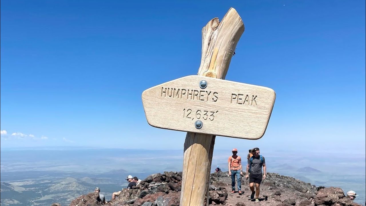 The highest peak in Arizona. Mt. Humphrey’s Peak. Flagstaff - YouTube