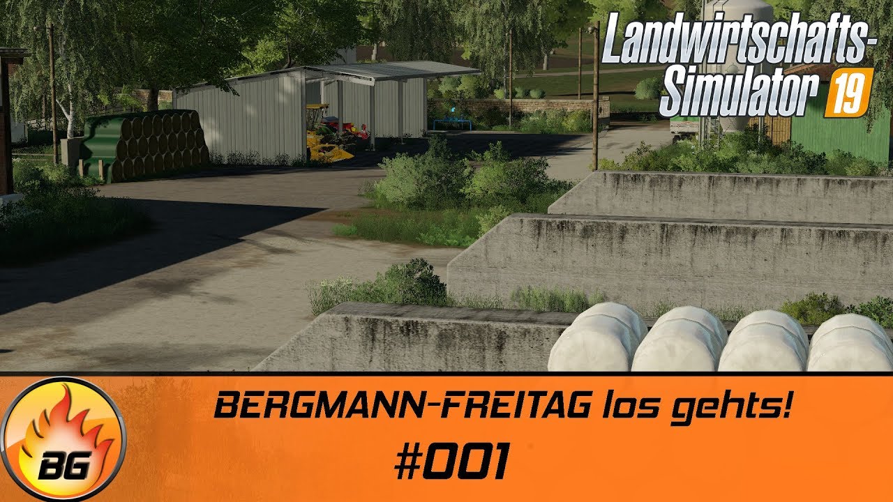 LS19 - Hof Bergmann #001 | BERGMANN-FREITAG los gehts! | FS19 | Let's ...