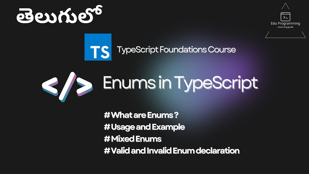 Enums In Typescript Mixed Enums In Typescript Typescript Course In 4593