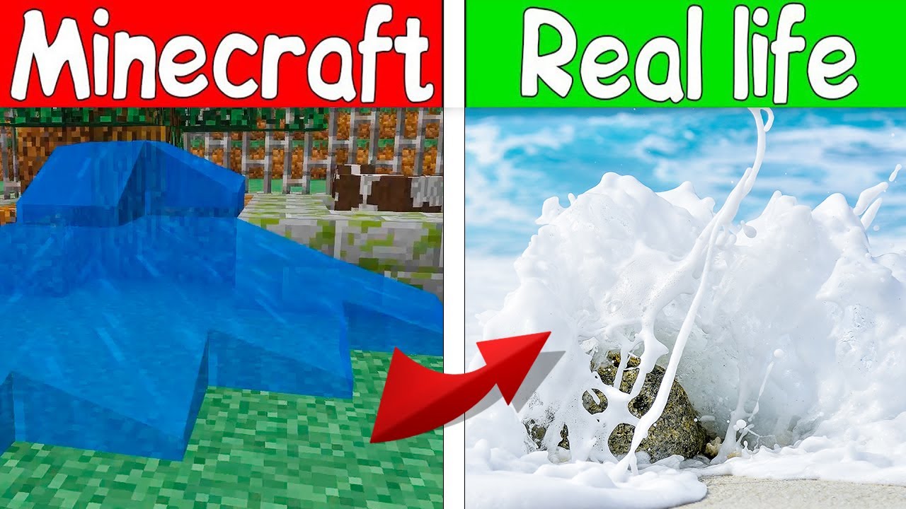 Realistic water - Realistic minecraft - YouTube
