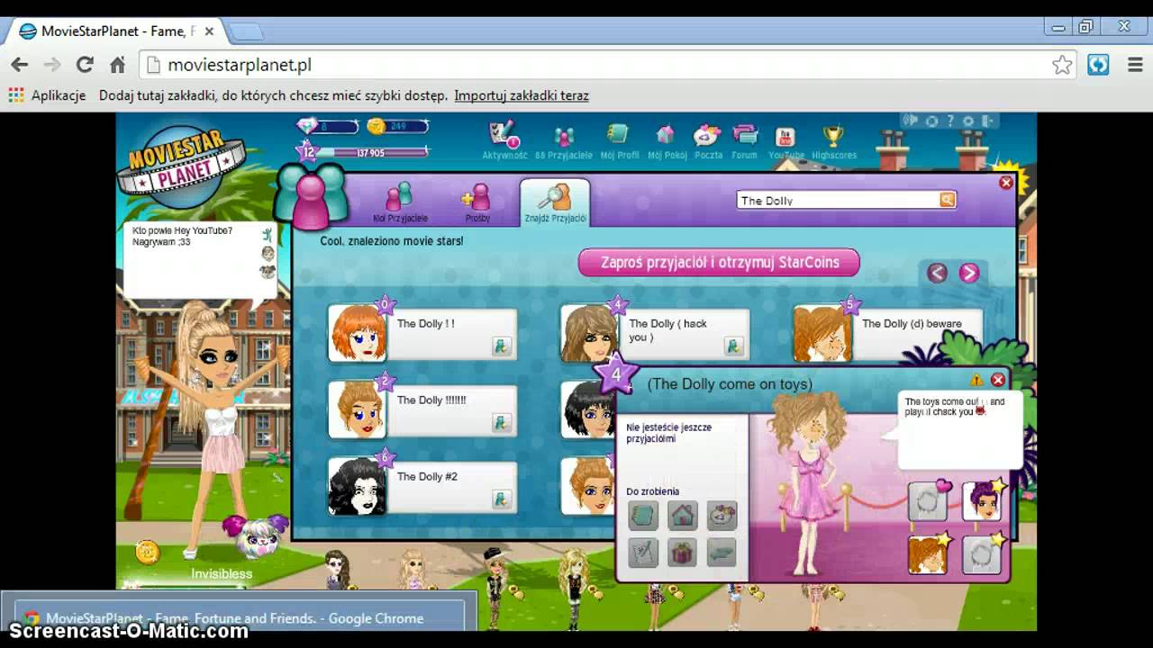 Hackerka The Dolly na polskim msp! by Invisibless - YouTube