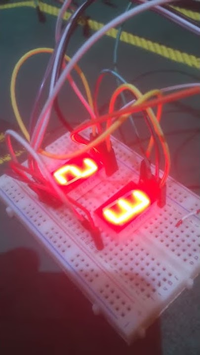 interfacing 2 seven segment displays with a single port (AVR ATmega32) - YouTube