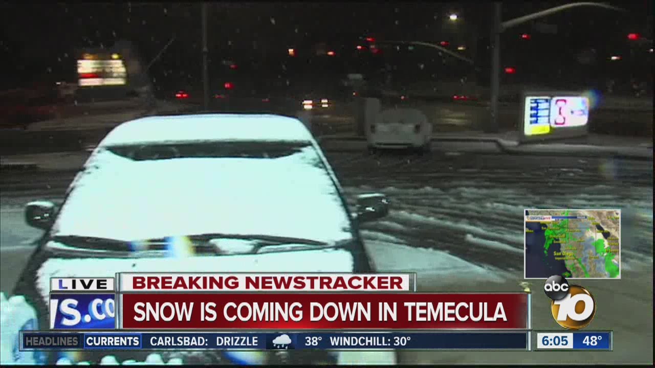 Temecula Snow - YouTube