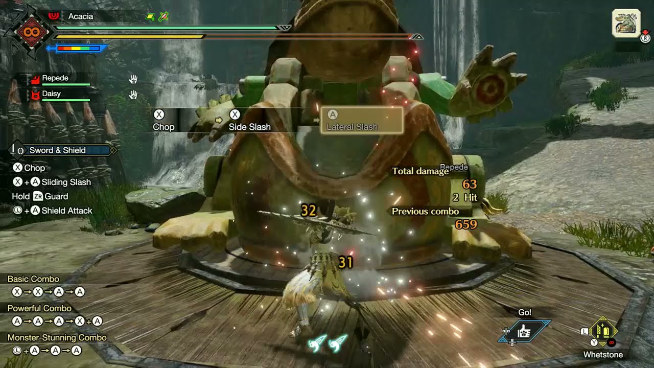 Monster Hunter Rise: Critical Element SnS Damage Test in Training ...