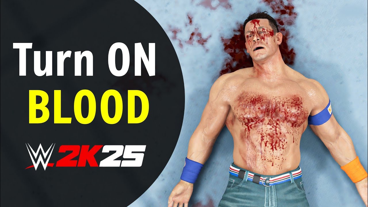 How to Turn On Blood in WWE 2K25 | Enable Blood - YouTube