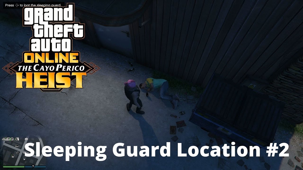 GTA Online - The Cayo Perico Heist - Sleeping Guard Location Random ...