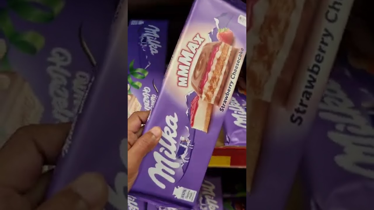 MMMAX! Milka Strawberry Cheesecake Chocolate Bar #shorts - YouTube