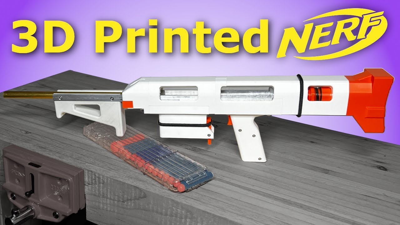 How I 3D printed a Nerf Gun V2 - YouTube