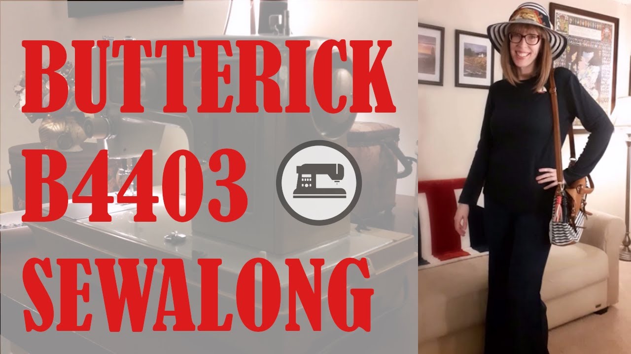 🧵👚 BUTTERICK B4403 SEWALONG 👚🧵| BUDGETSEW - YouTube