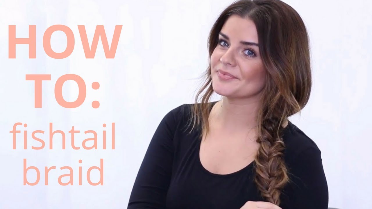 Simple fishtail braid tutorial!! - YouTube