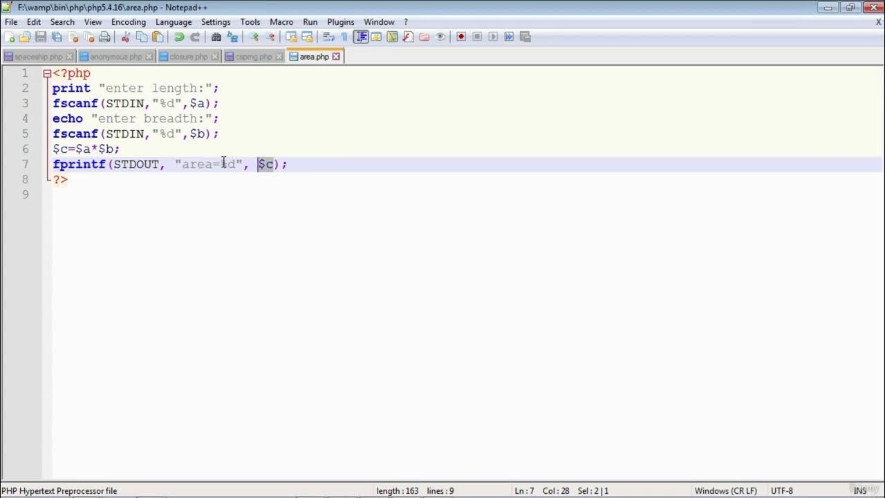 Konsol Input Output | PHP - YouTube