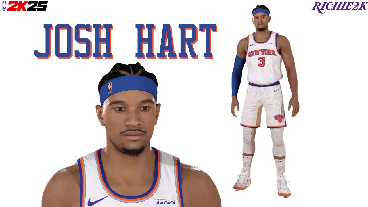 Josh Hart Face Creation in NBA 2K25 - YouTube