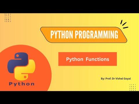 PythonFunctions - YouTube