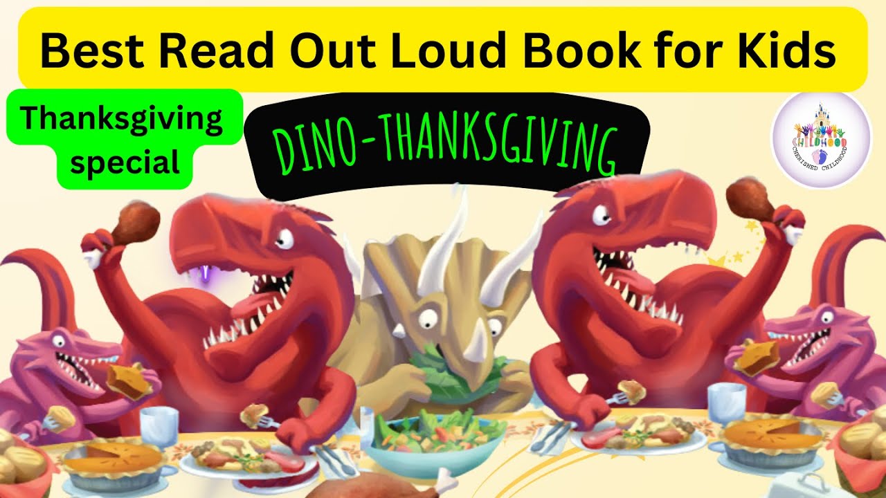 Read Out Loud Thanksgiving Story for Kids| Dino Thanksgiving | Bedtime ...