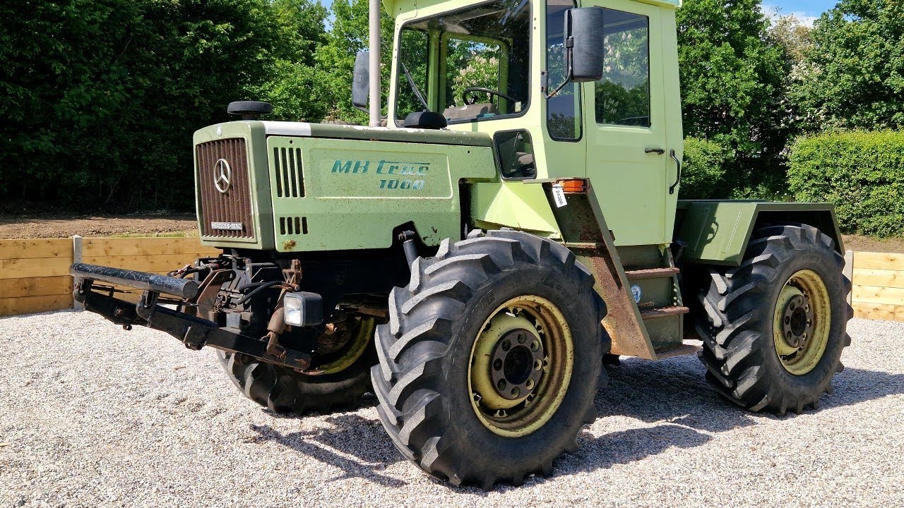 1987 Mercedes MB Trac 1000 4WD Tractor 24306 - YouTube