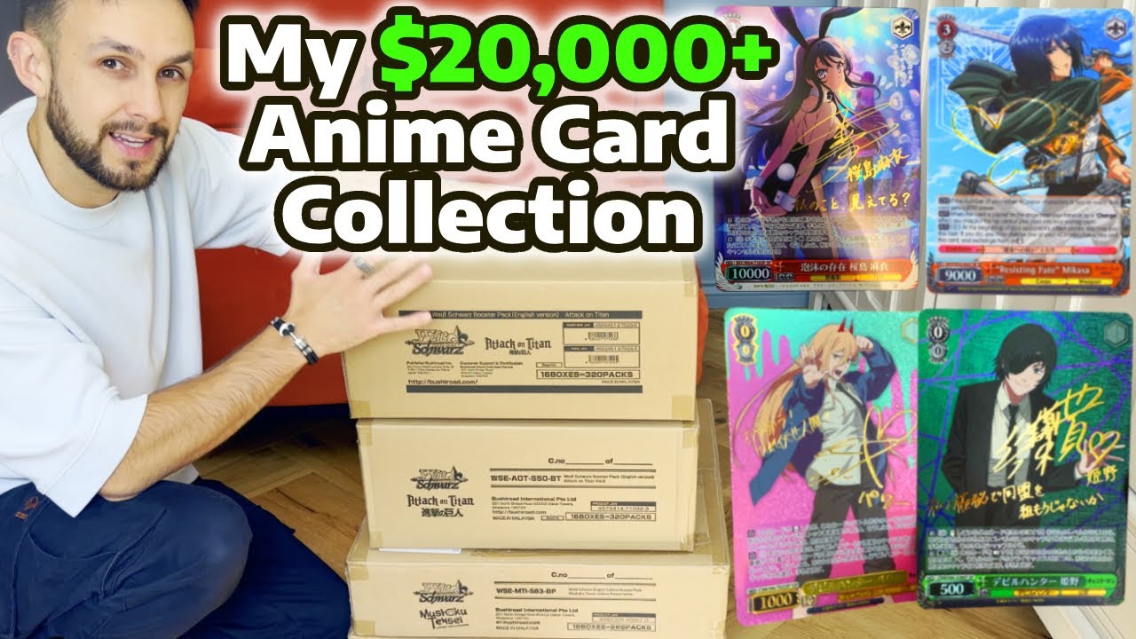 My $20,000+ Anime Card Collection! - YouTube