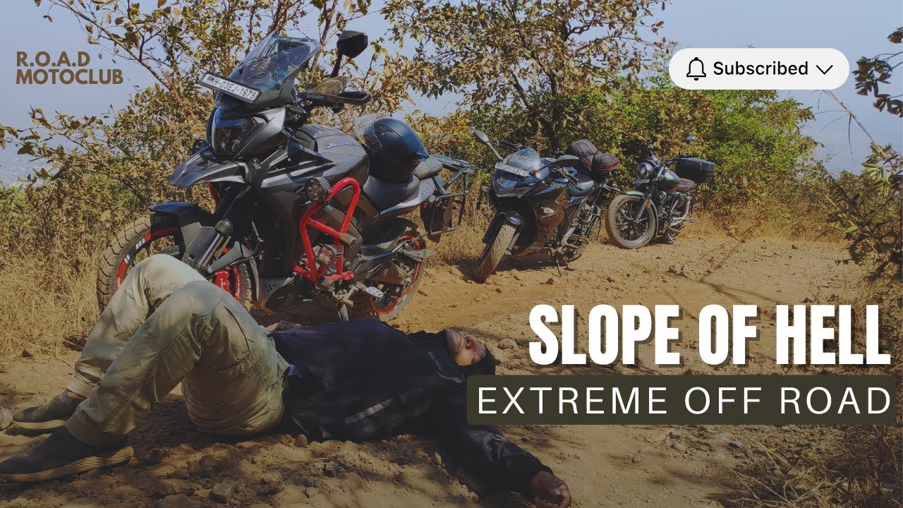 Extreme Off road Trail towards Slope of Hell on Dominar 400 - YouTube