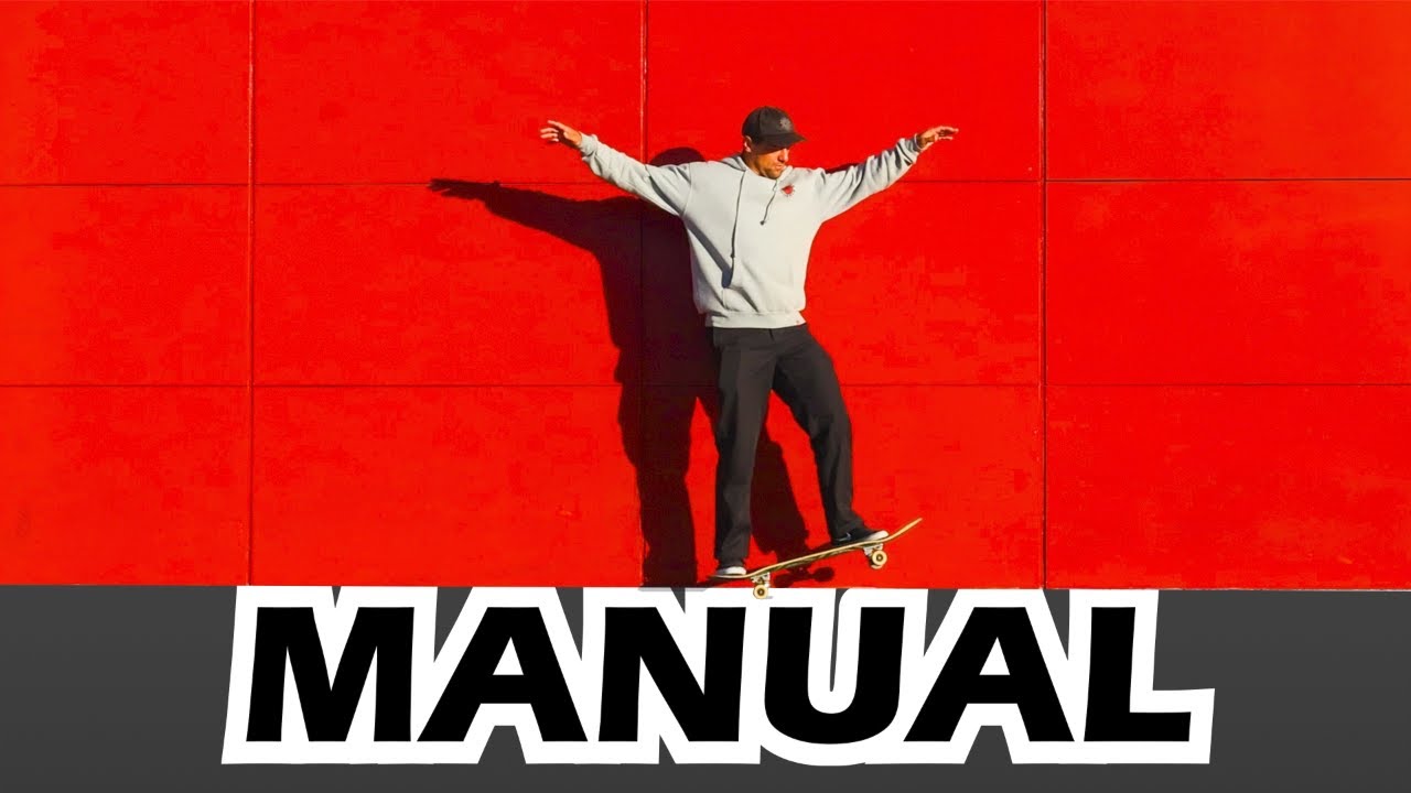 How to Manual on a Skateboard (Beginner Tutorial) - YouTube