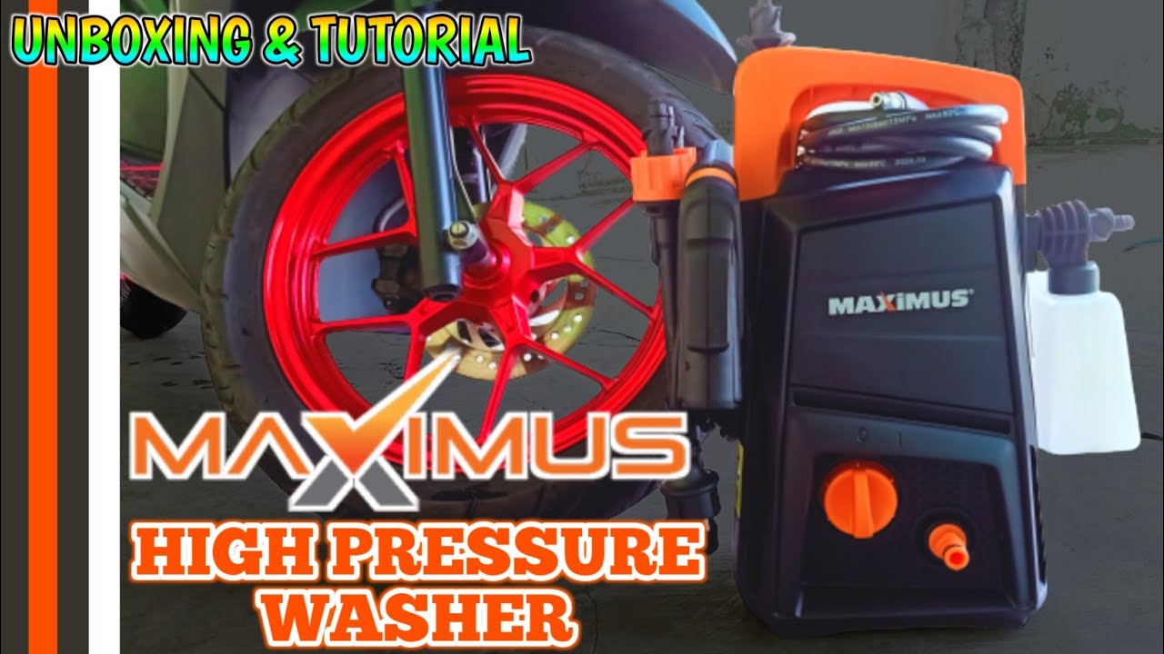 MAXIMUS HIGH PRESSURE WASHER - SUPER JET CLEANER | Vlog #14 - YouTube