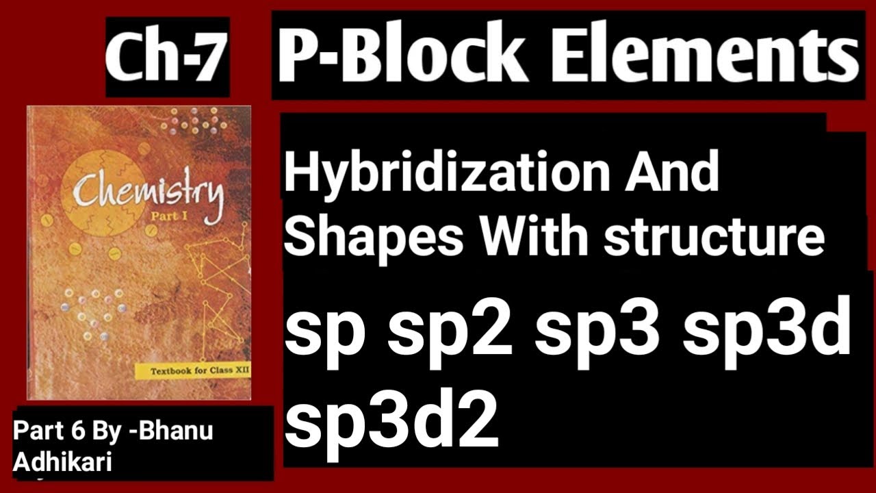 Hybridization Shapes and their structure - YouTube
