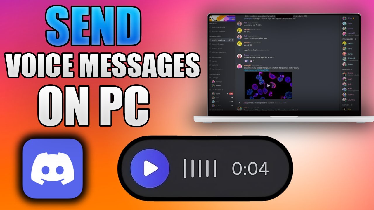 How to Send Voice Messages on Discord PC [2024] - YouTube