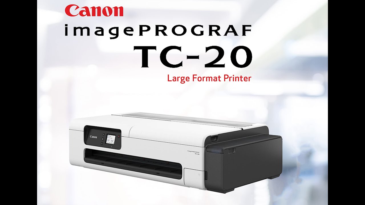 Plotter Canon TC-20 meu novo Brinquedinho - YouTube