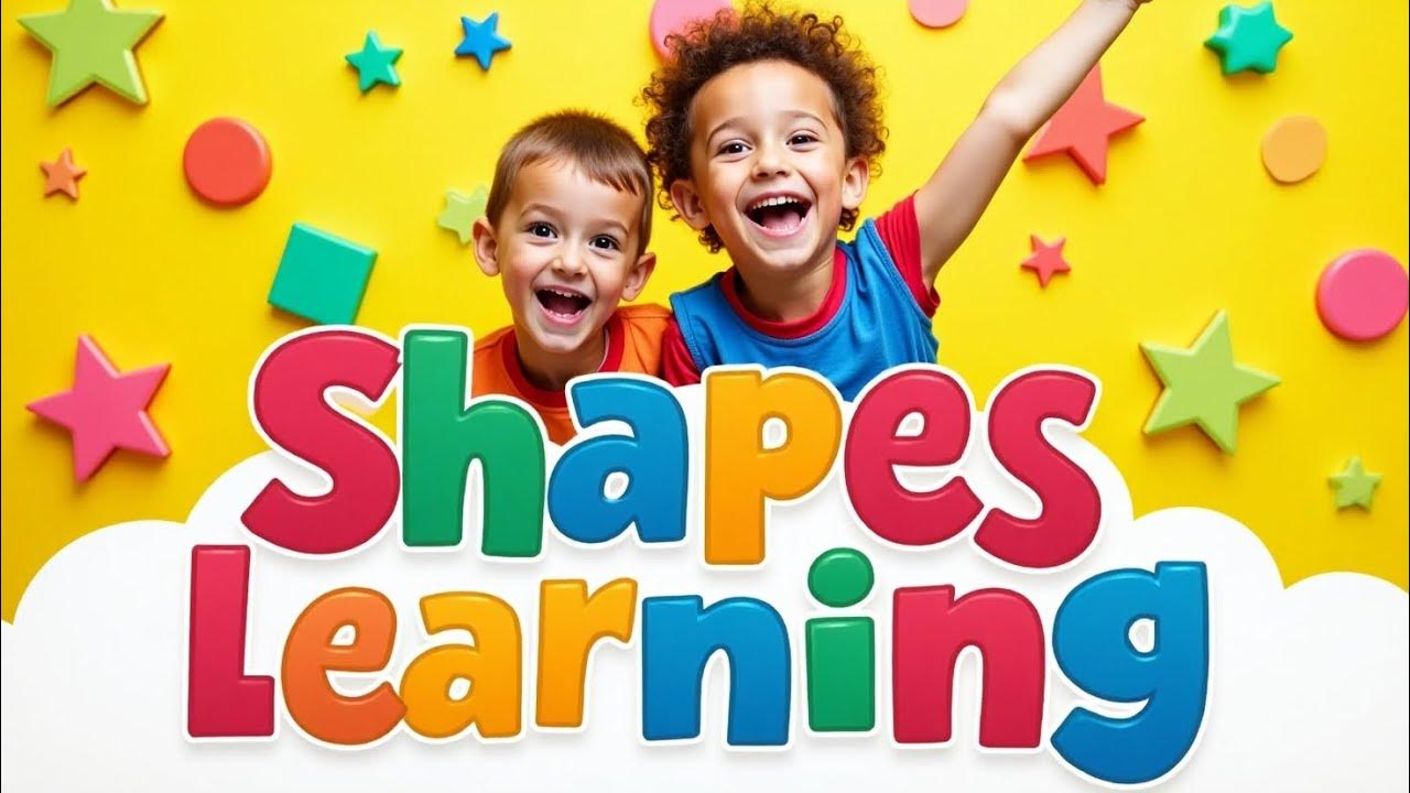 "Let’s Learn Shapes! 🟠🔺🟦 Fun for Preschoolers!" | Shapes for Kids! 🎈 ...