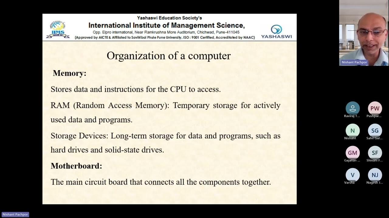 MCA CET Computer Concepts Dr Nishant Pachpor - YouTube