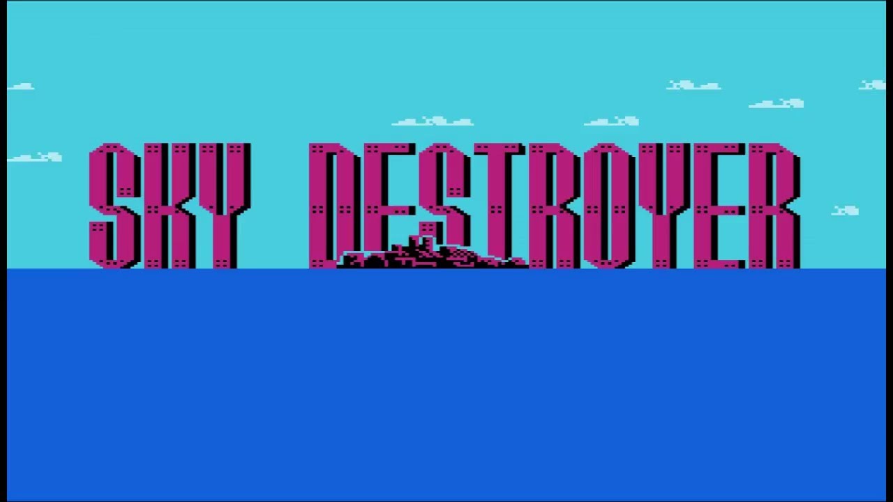 Sky Destroyer Retro games NES Nintendo gameplay - Famicom FC - YouTube