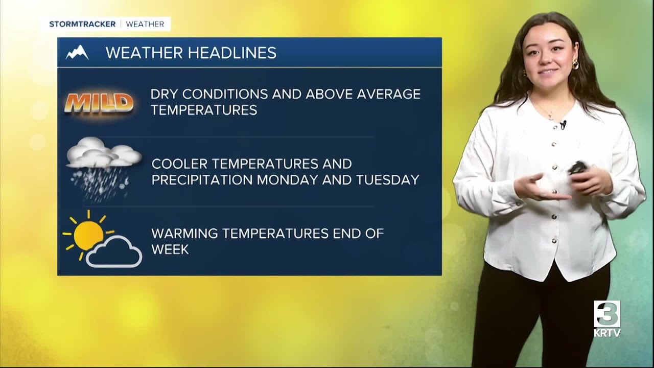 Mild conditions and above average temperatures - YouTube