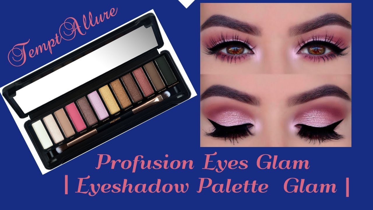 unboxing profusion eye shadow palette - YouTube