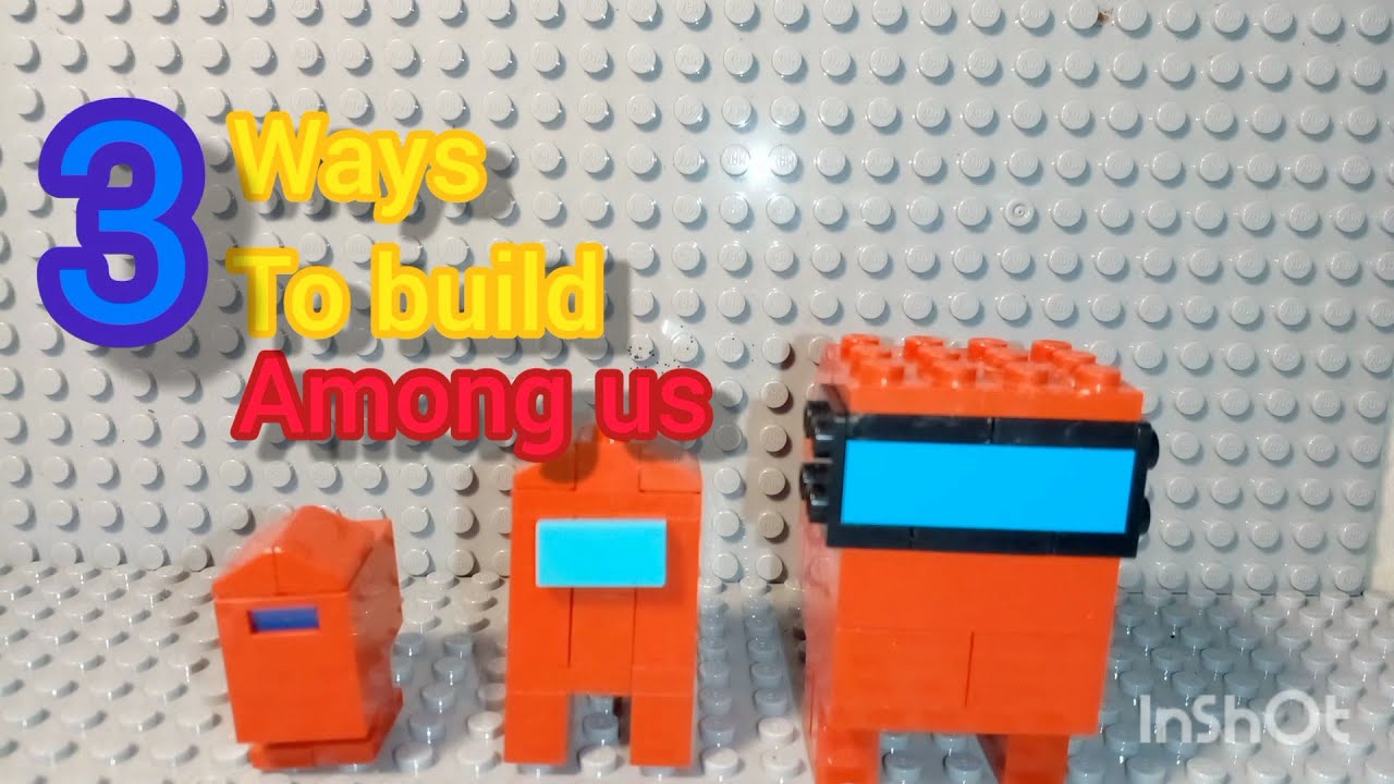 3 Ways to build a Lego Among Us [How to build]-Lego Pro Studios deluxe ...