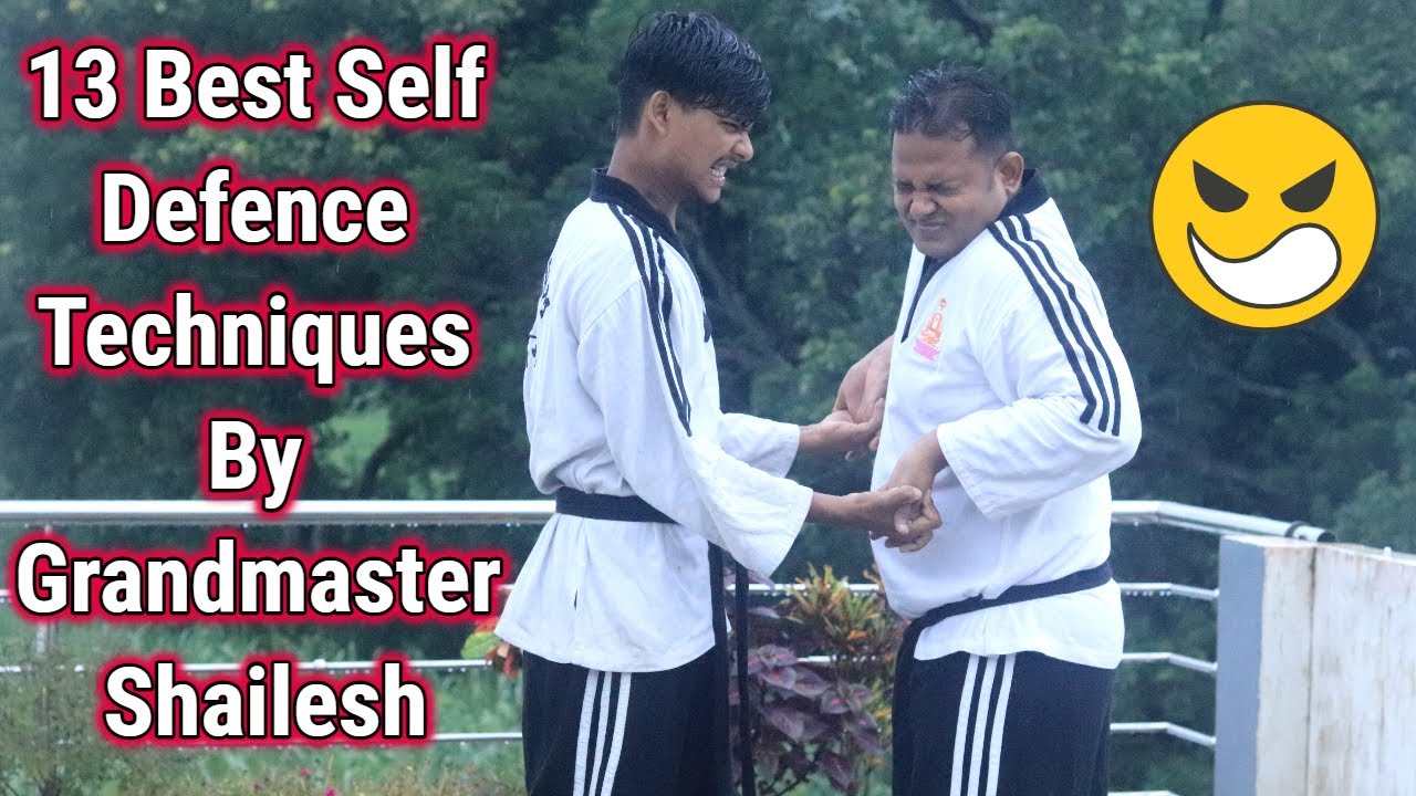 13 Best Self Defence Techniques By Grandmaster Shailesh - YouTube