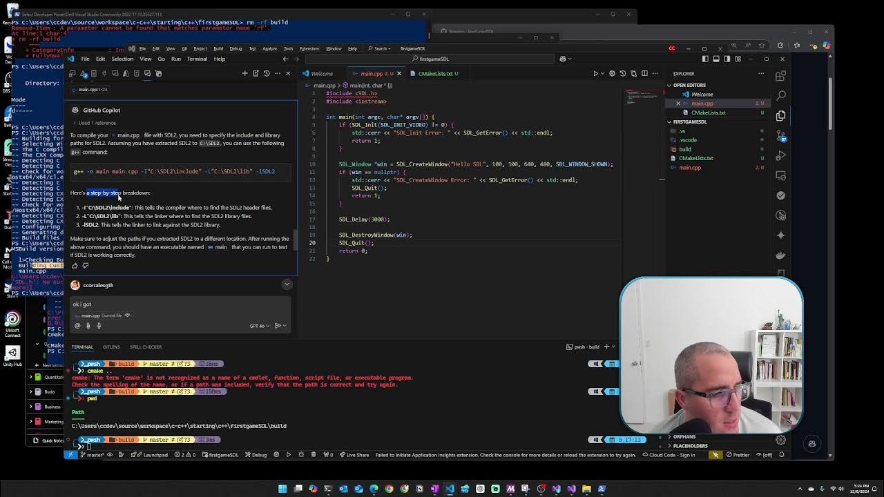 Coding a Game with C++ (Installing SDL) | Part 1 (Programming) - YouTube