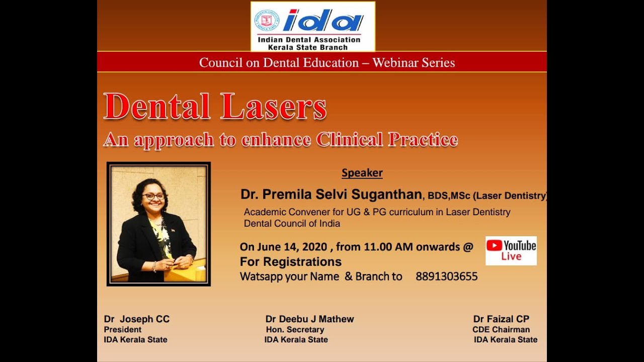 IDA KERALA STATE WEBINAR- DENTAL LASER - YouTube
