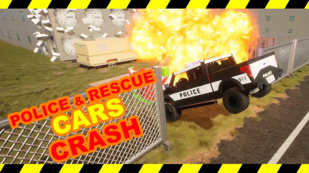 POLICE & RESCUE Car Crash | Brick Rigs - YouTube