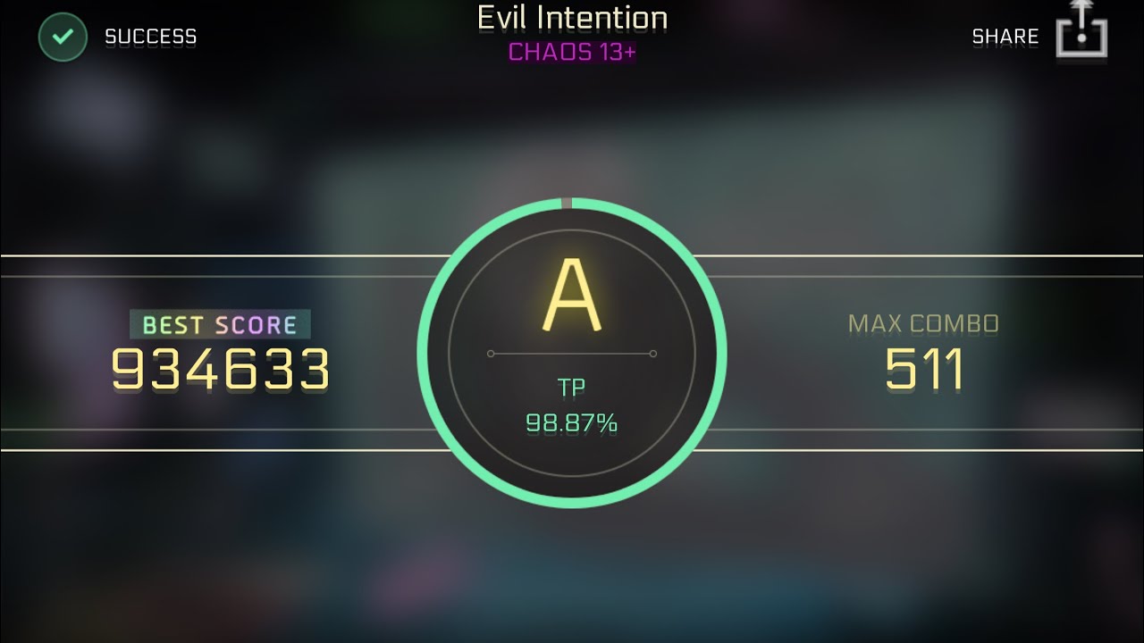 Cytus II - Evil Intention (Chaos 13+) Sightread - YouTube