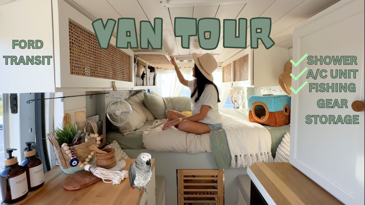 Full-Time Tiny Home! The Ultimate Tour of a Ford Transit Conversion ...