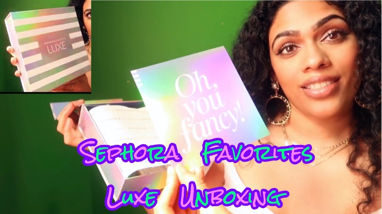 Sephora Favorites LUXE Shelf-Love Collection Unboxing - YouTube