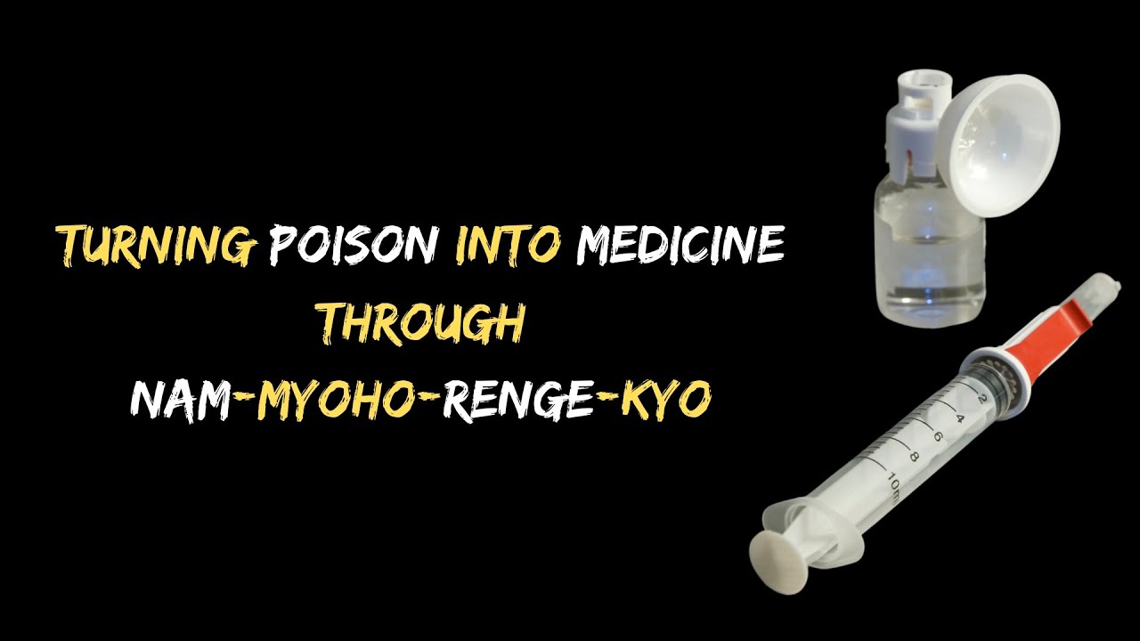 Turning Poison Into Medicine Through Nam-Myoho-Renge-Kyo - YouTube