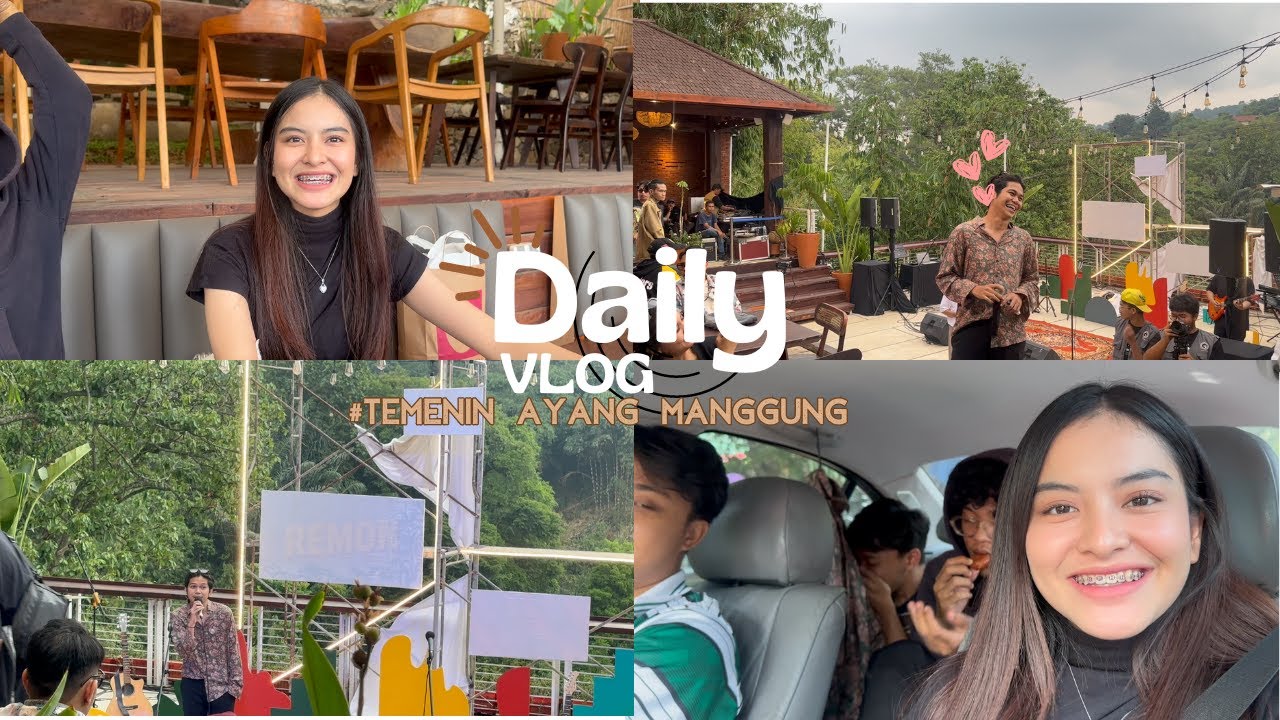 Daily vlog | TEMENIN AYANG MANGGUNG - YouTube