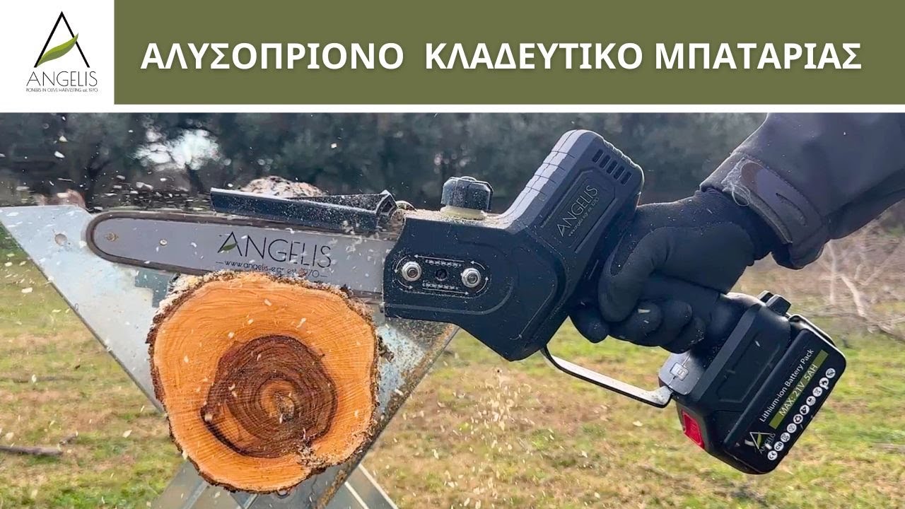 ΑΛΥΣΟΠΡΙΟΝΟ ΚΛΑΔΕΥΤΙΚΟ ΜΠΑΤΑΡΙΑΣ ΑΓΓΕΛΗΣ 18CM - YouTube