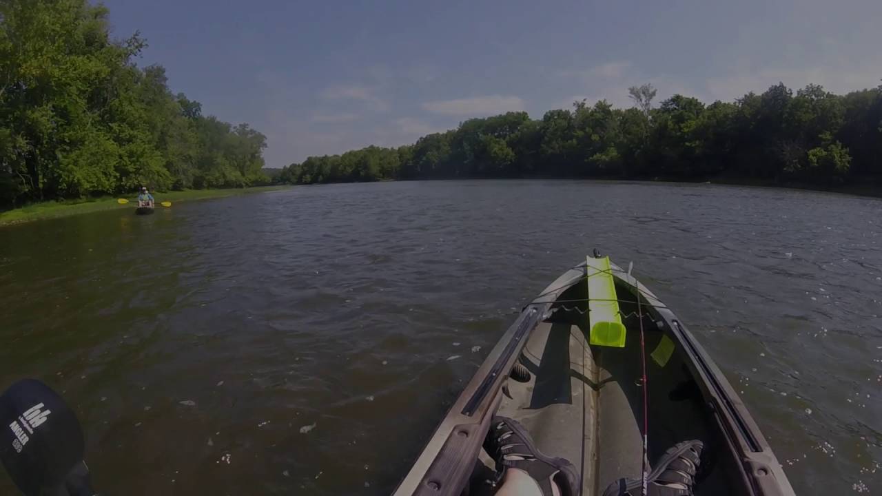 Kayak River float on the French Broad - YouTube